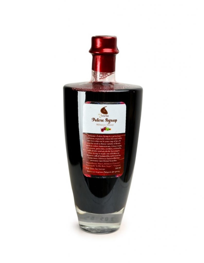 Folere D'Syrup - Mbànte Folere Bissap Hibiscus Oseille Hibiskus Syrup Sirop